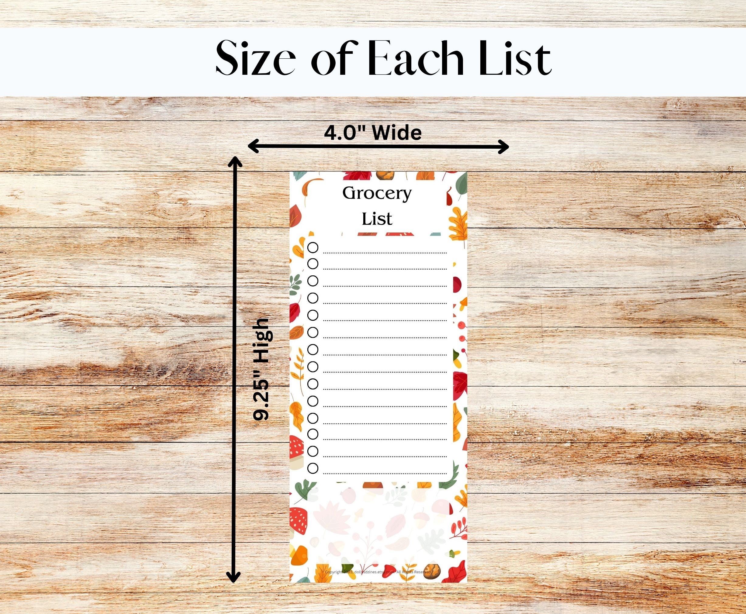 Fall Grocery List, Shopping List, Food Shopping List, to Do List ...