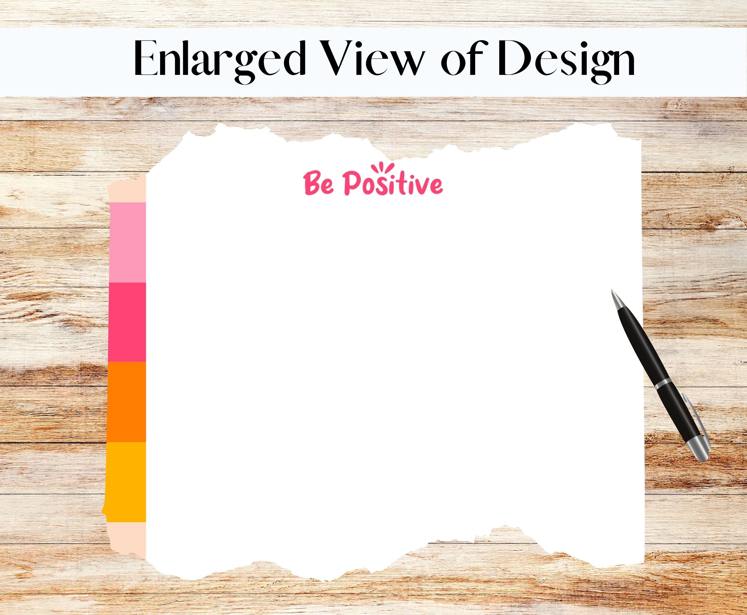 Be Positive PRINTABLE Stationery Writing Paper Stationary Letter ...