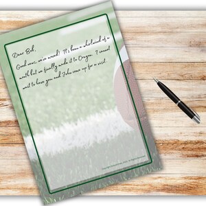 Football Printable Stationary Set With Envelope, Writing Paper, US ...