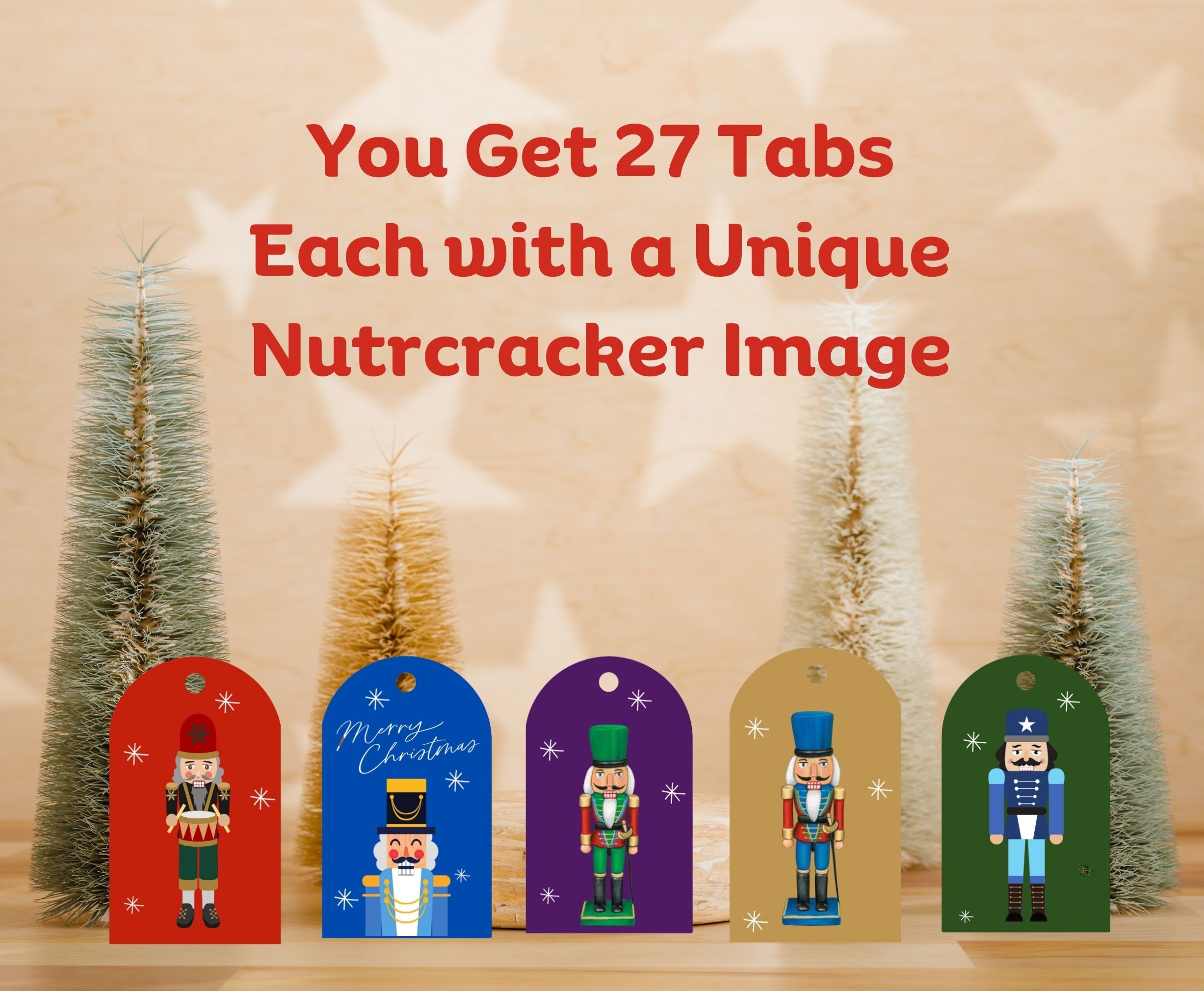 Nutcracker Gift Tags, Gift Tags Printable, Christmas Gift Tags ...
