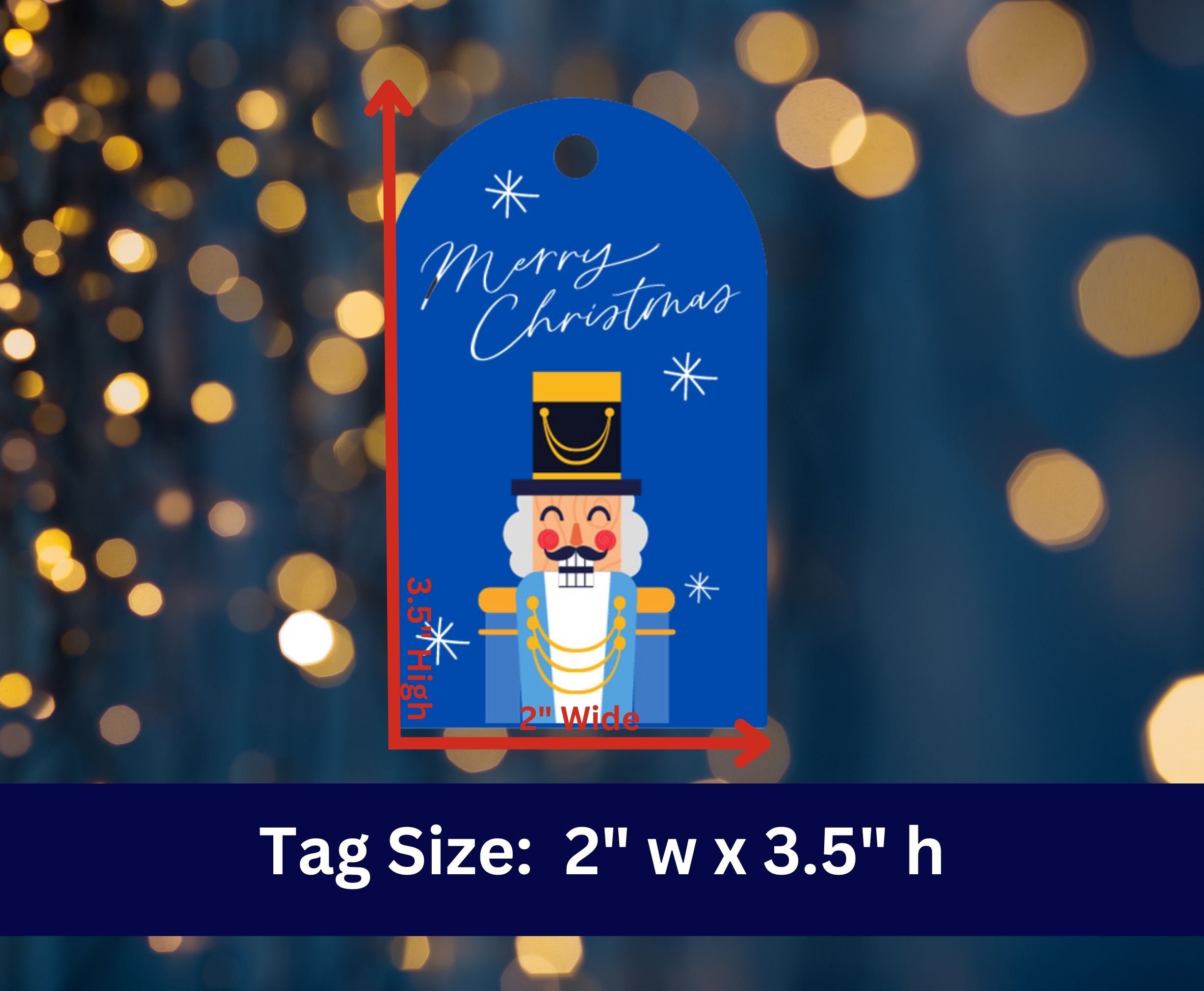 Nutcracker Gift Tags, Gift Tags Printable, Christmas Gift Tags ...