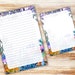 Aquarium PRINTABLE Stationary Set With Envelope Printable Stationary ...