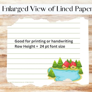 Lake House PRINTABLE Stationery Writing Paper Stationary Letter Writing ...