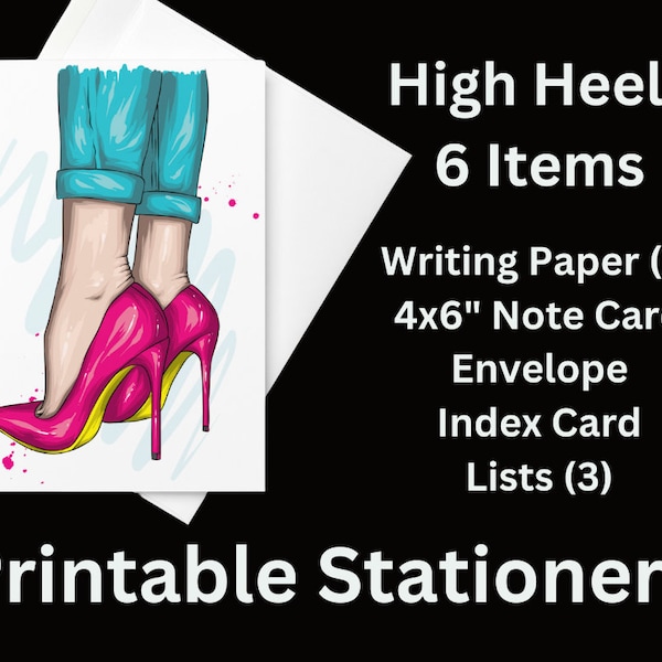 High Heels Printable - Etsy