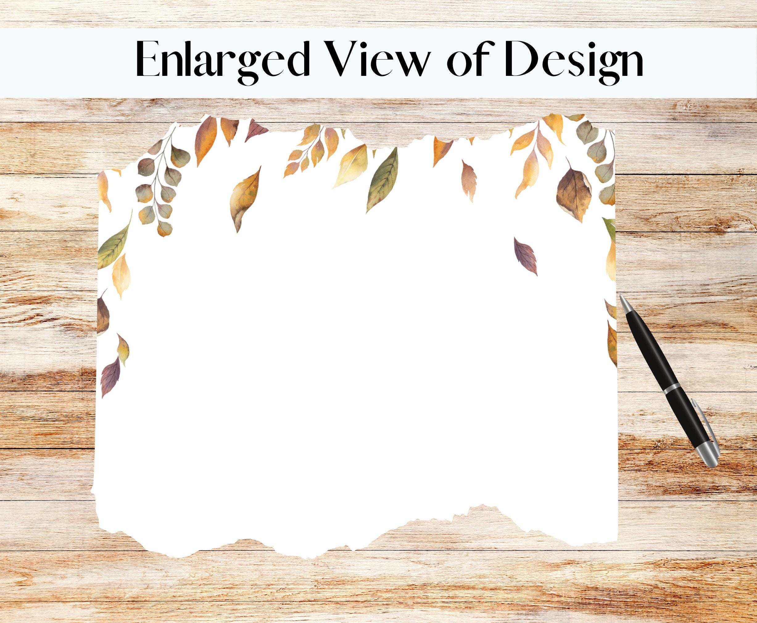 Autumn PRINTABLE Stationery Writing Paper Stationary Letter Lined ...