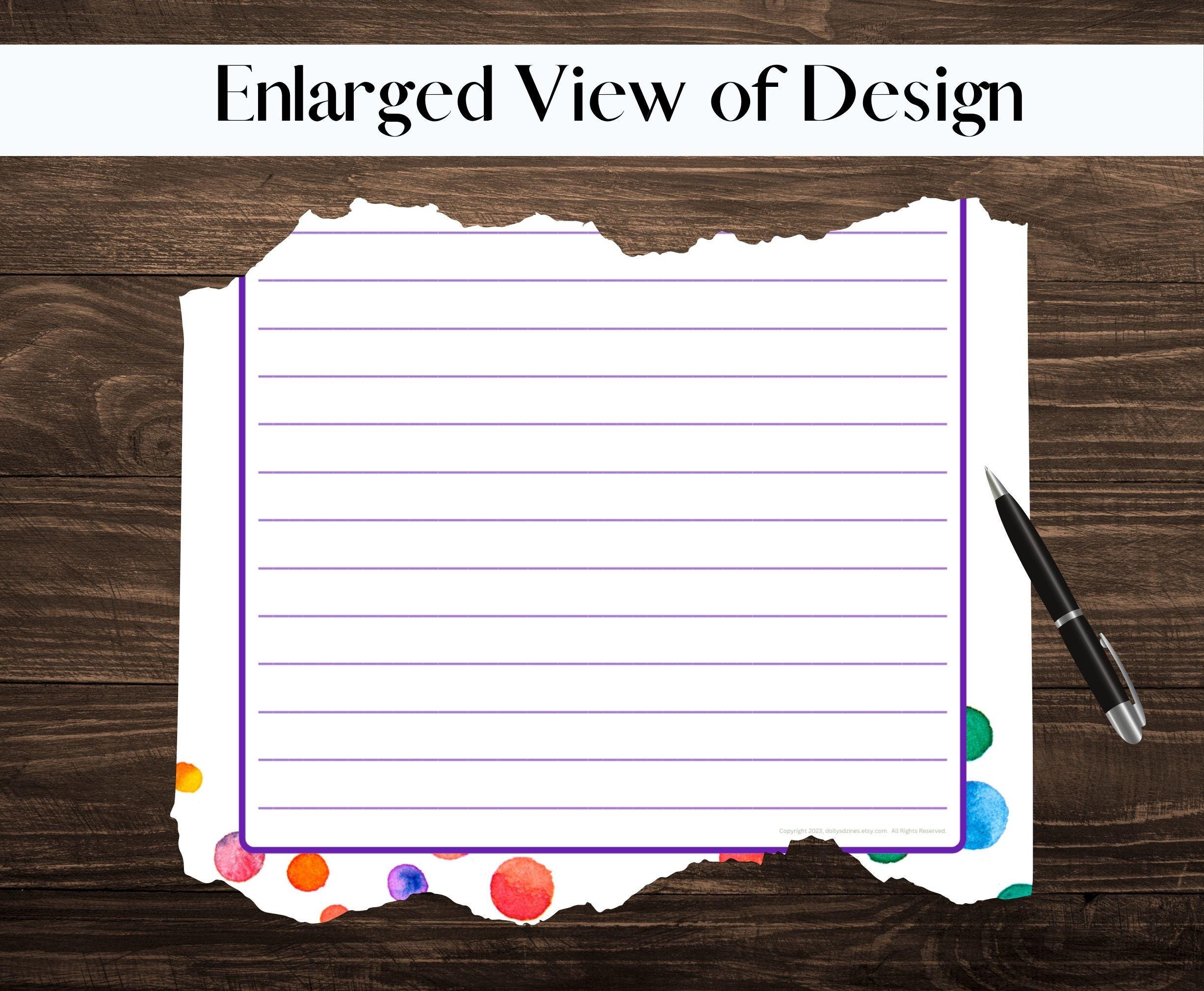 Bubbles PRINTABLE Stationery Writing Paper Stationary Letter Writing ...