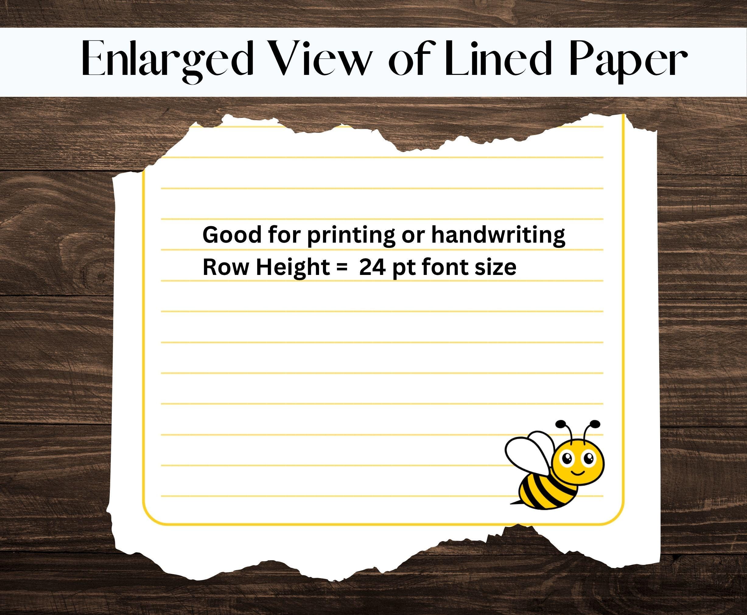 Bee Printable Stationary Set | Matching Envelope | Writing Paper ...