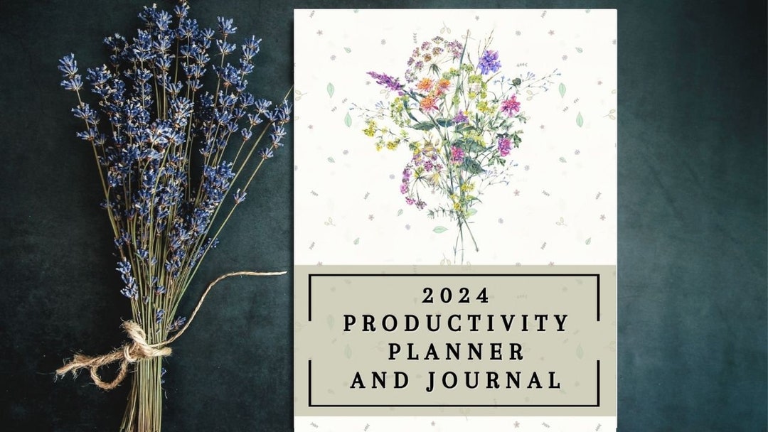 2024 Planner 2024 Calendar 2024 Botanical Planner Botanical Calendar ...