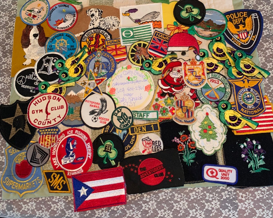 55 Count Vintage Patches - Etsy