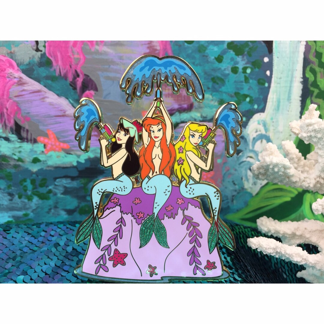 Neptune's Angels : Lagoon Mermaids Pin , LE 25 , 4 Inches Tall - Etsy
