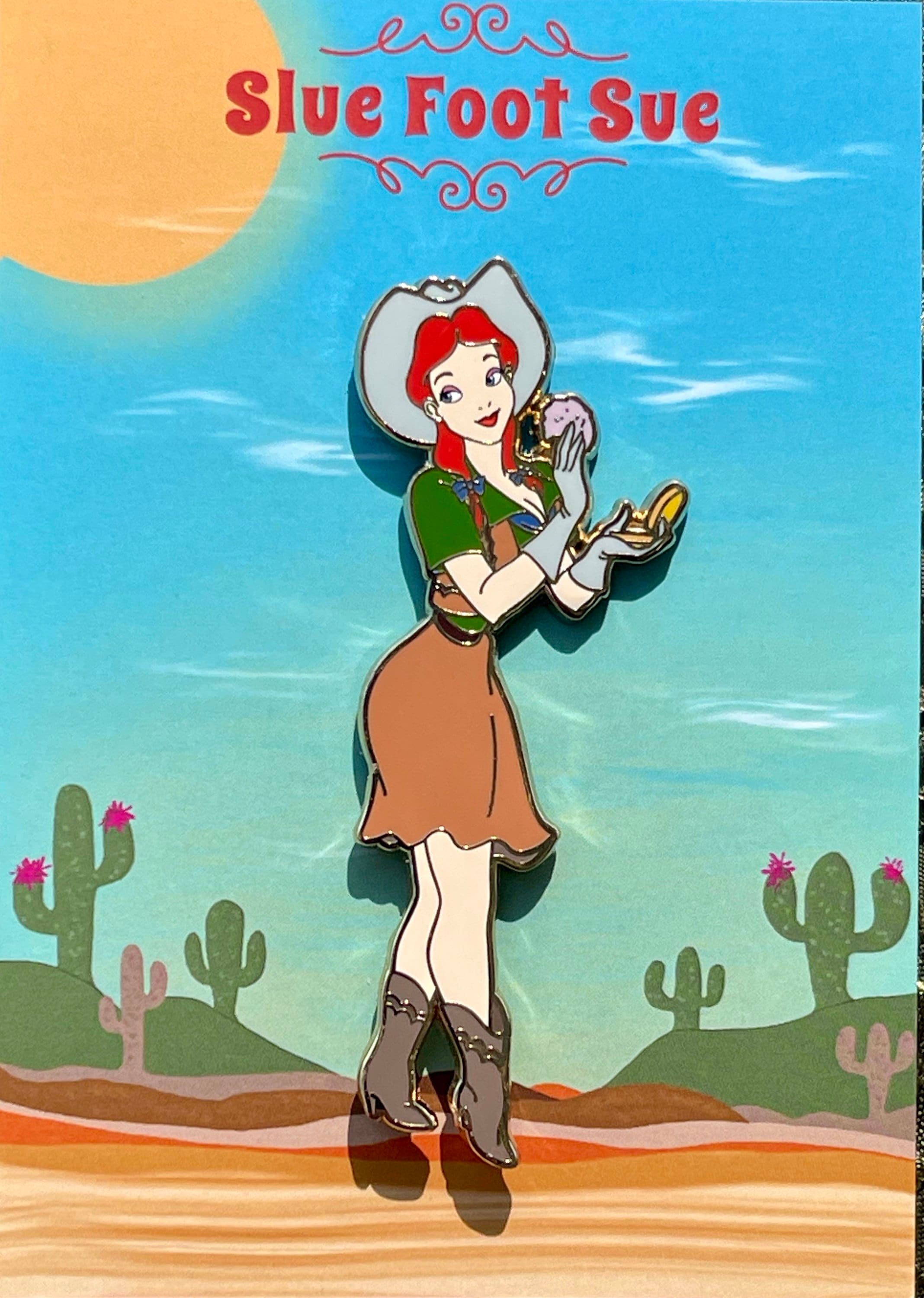 Cowgirl Slue Foot Sue Pin , LE 35 - Etsy