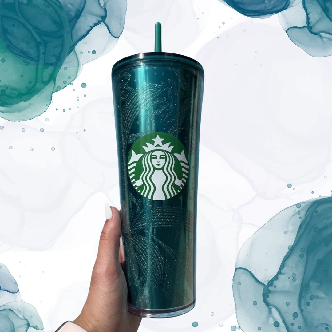 Starbucks Green Glitter Fall Collection Venti Tumbler | Limited Edition ...