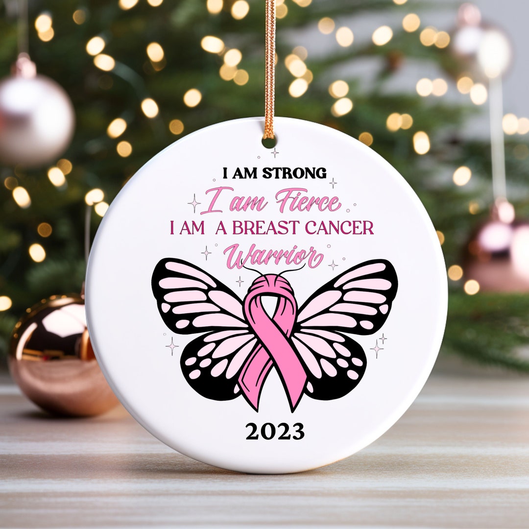 Breast Cancer Survivor Gift, I Survived Cancer Ornament, Encouragement ...