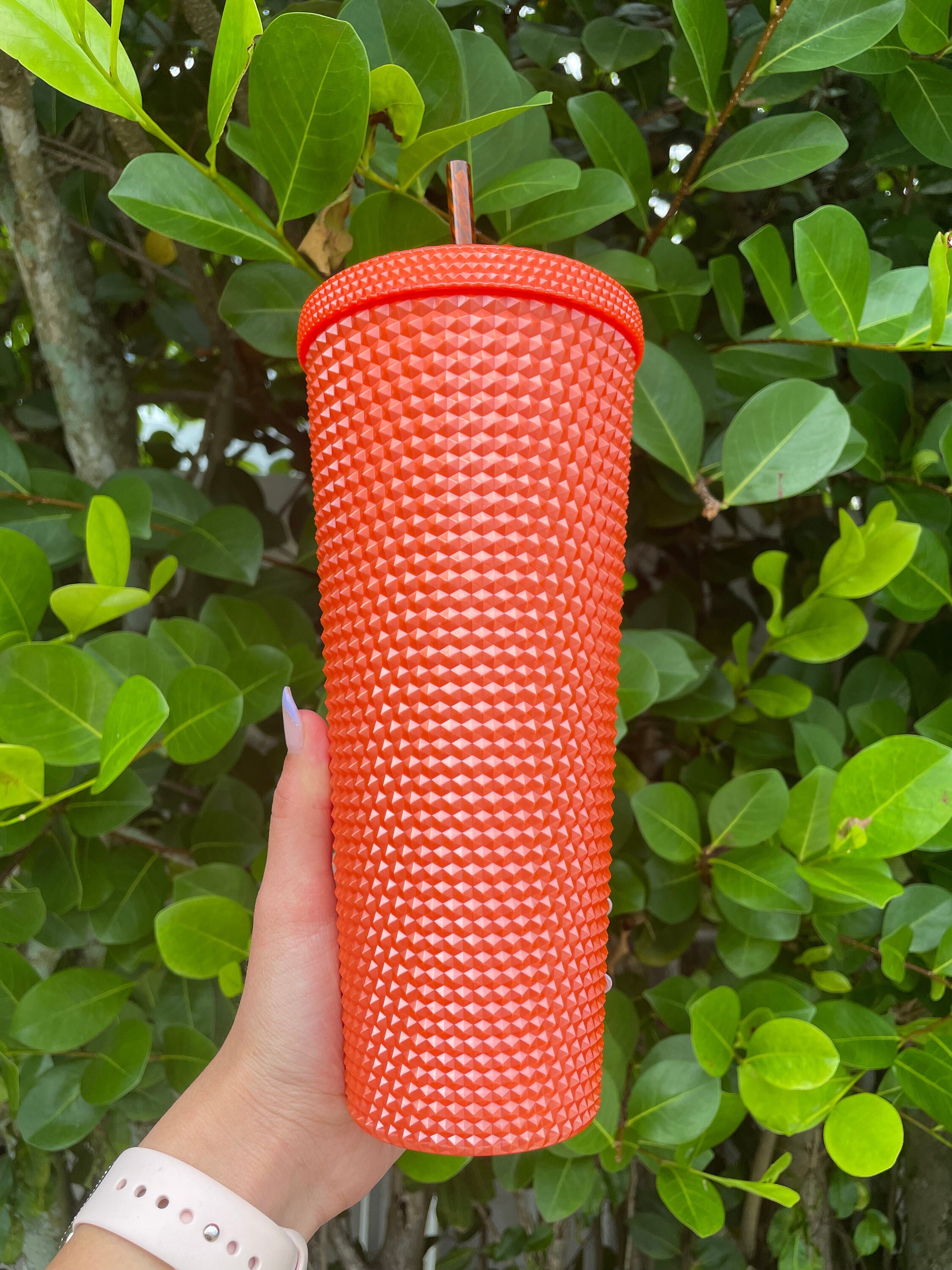 Starbucks Tumbler Orange Bling Pearl Halloween Studded Fall - Etsy