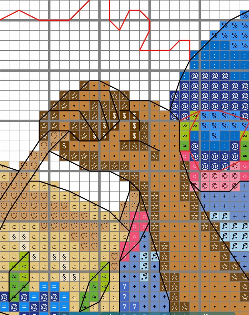 Blueberry Cross Stitch Pattern PDF - Instant Download - Etsy