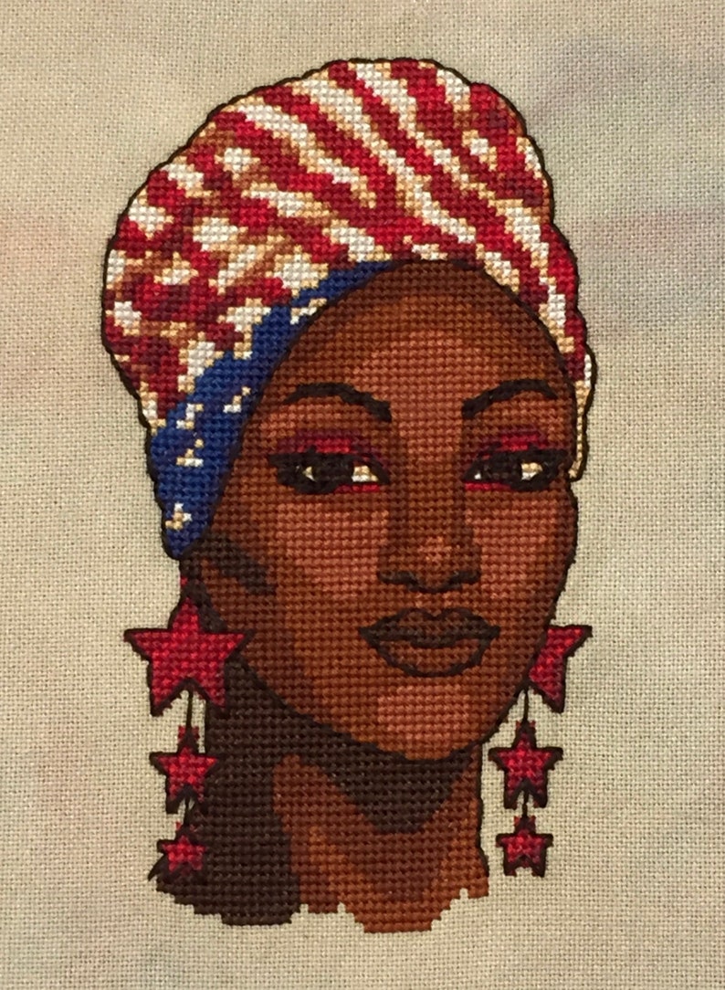 Patriotic Cross Stitch Pattern PDF - Instant Download - Etsy