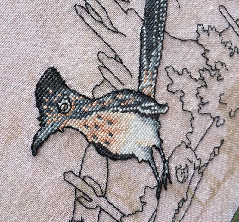 Roadrunner Cross Stitch Pattern PDF - Instant Download - Etsy