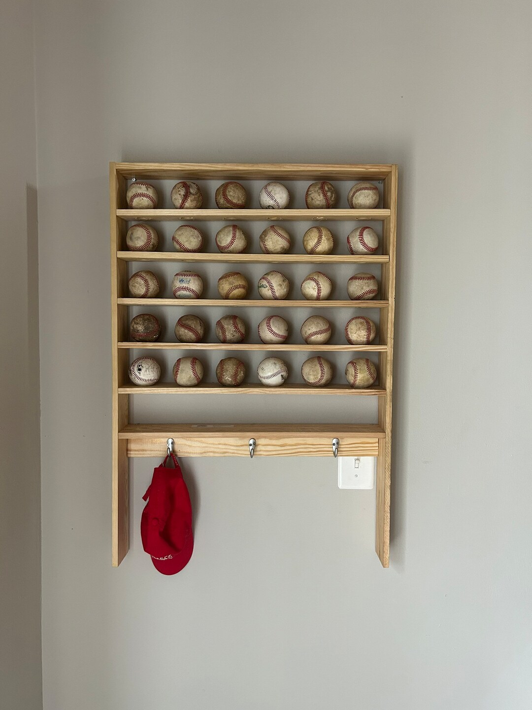 30 Baseball and Hat Display Shelf/mount - Etsy