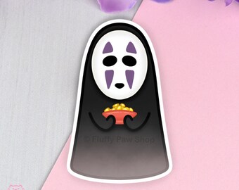 No Face Chibi Sticker - Etsy
