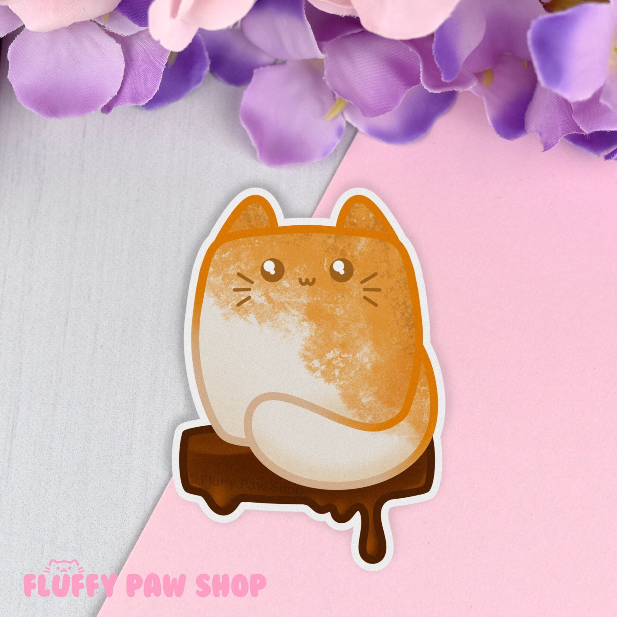 Cute Marshmallow Cat