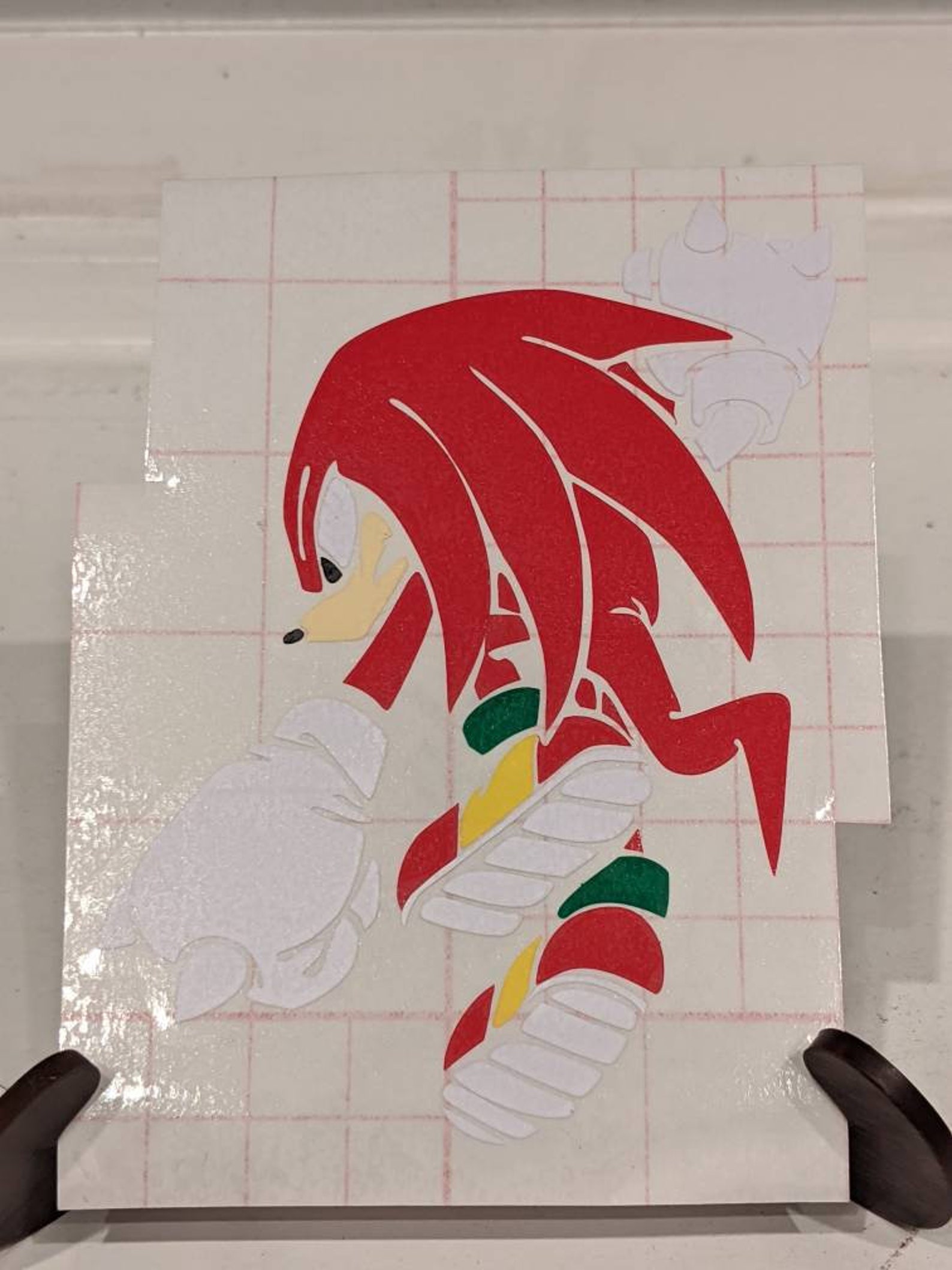 Sonic the Hedgehog Knuckles Wall/Window/Car Sticker Decal | Etsy
