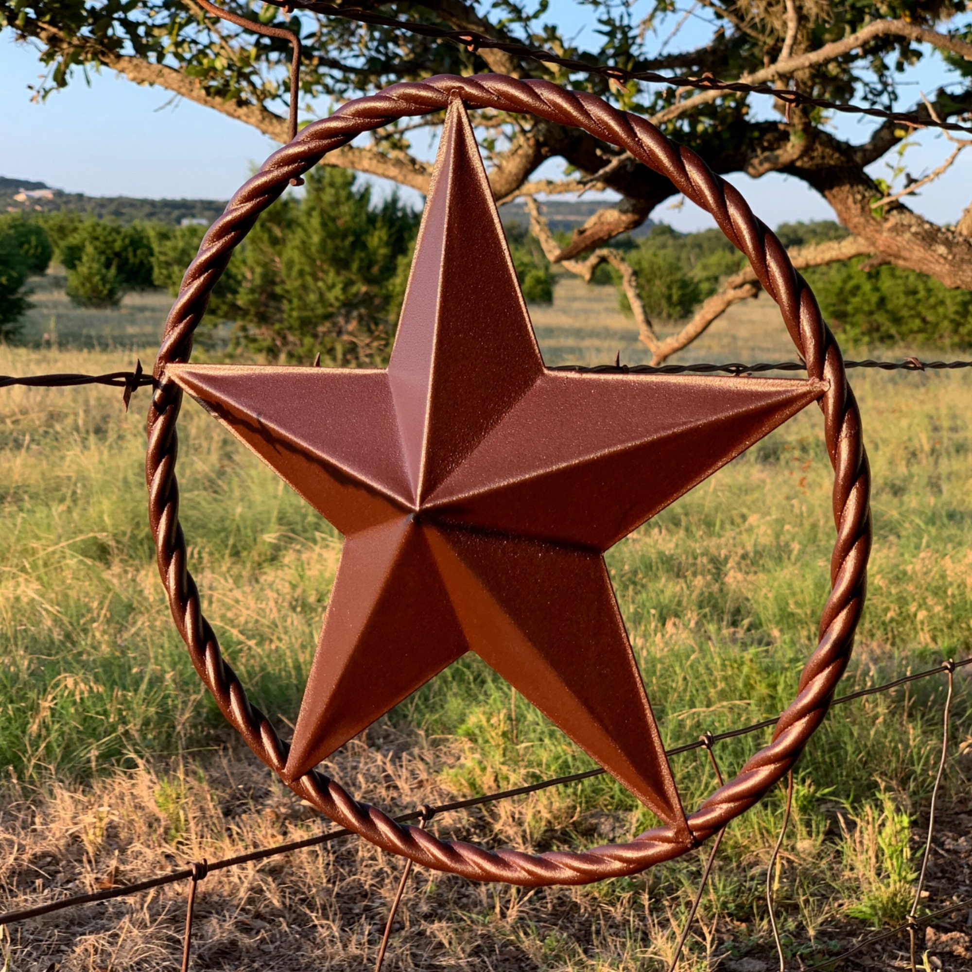 12 Rustic Barn Star Heavy Gauge Metal Iron Western | Etsy