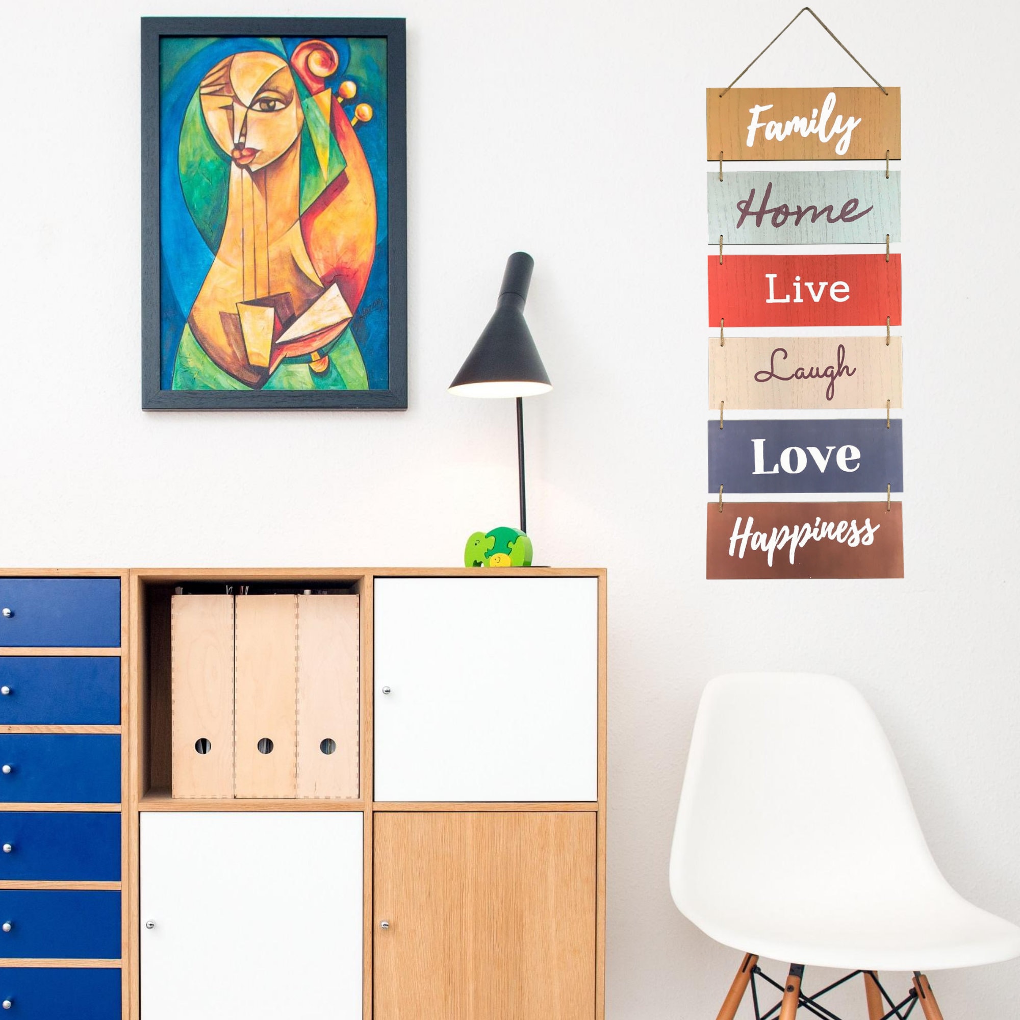 Wall Décor Sign - Welcome Vertical Wall Art Decorations, Rustic Home ...