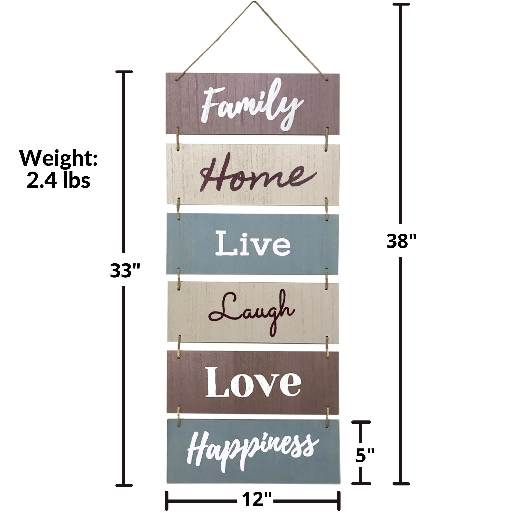 Wall Décor Sign Welcome Vertical Wall Art Decorations | Etsy