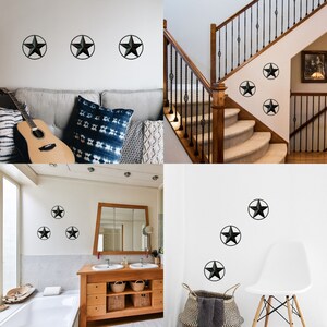 9" Dark Bronze Metal Wall Star – Barn Star, Metal Stars for Outside ...