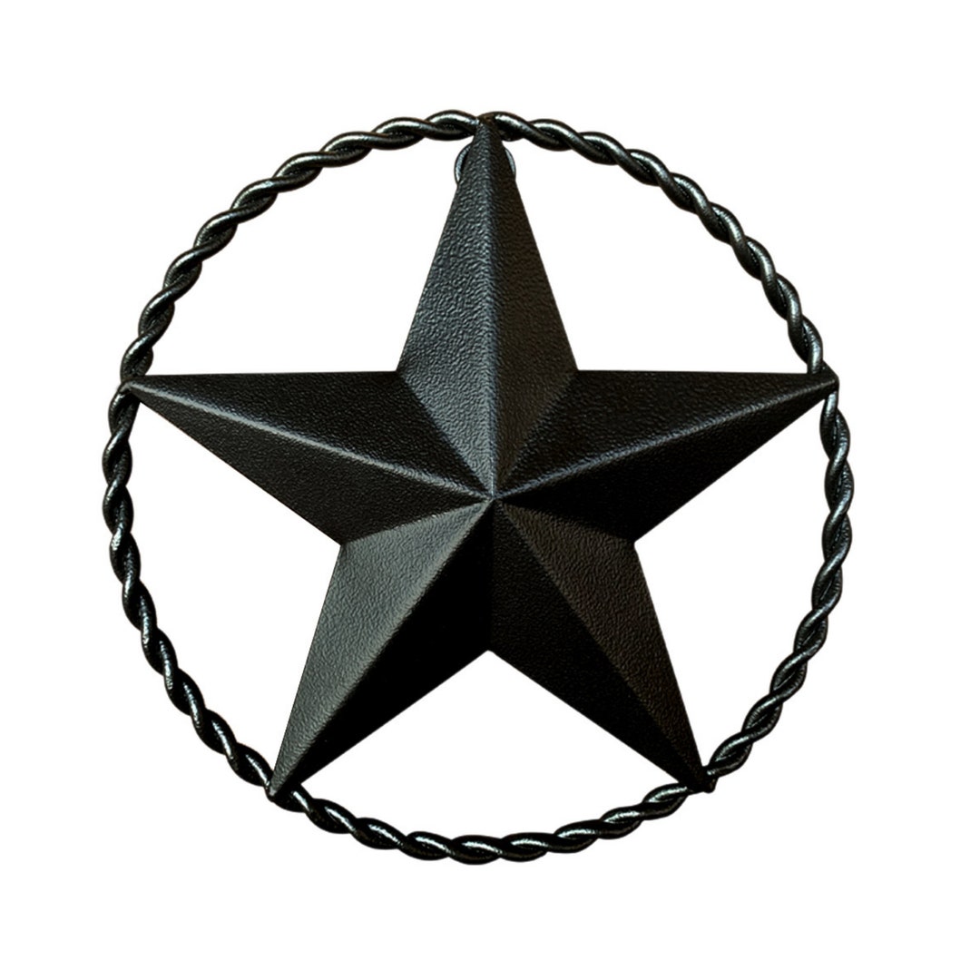 9" Dark Bronze Metal Wall Star – Barn Star, Metal Stars for Outside ...