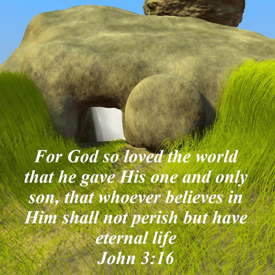 The Empty Tomb (with Verse) - Etsy