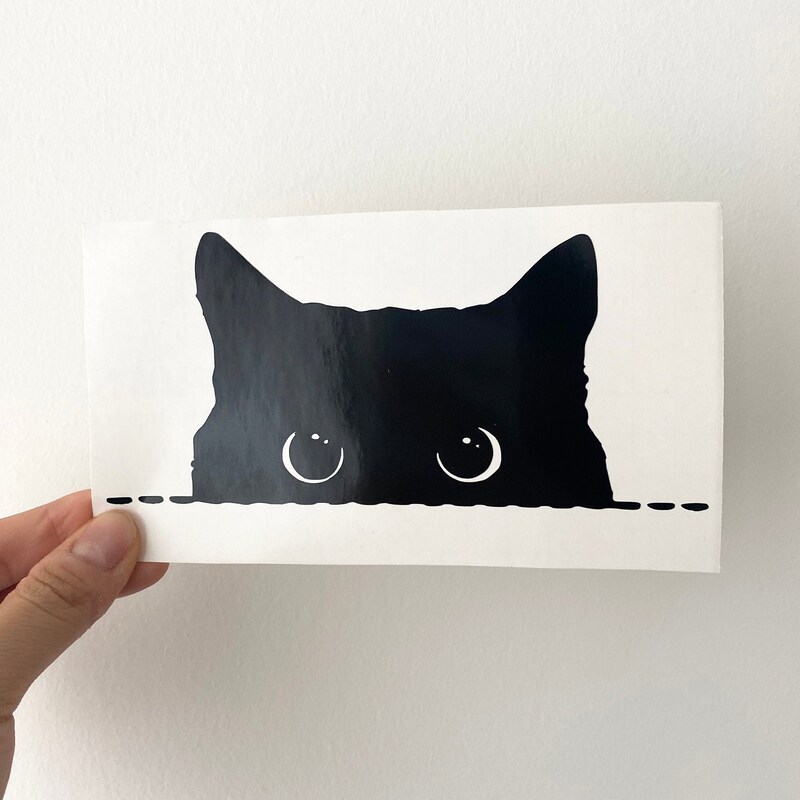 Cat Sticker for Car - Etsy