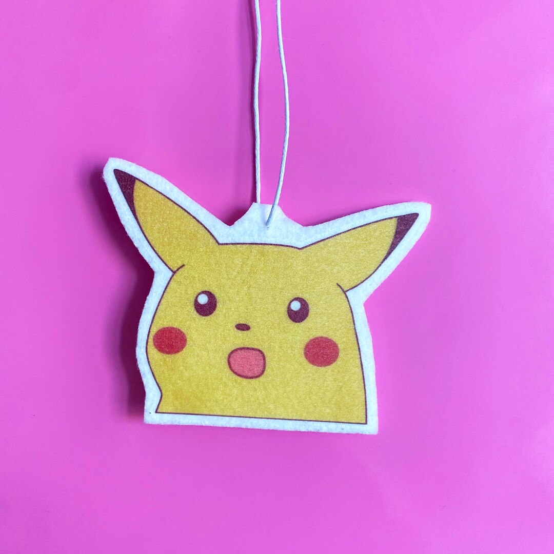 Surprised Pikachu Meme Scented Air Freshener Car Air Freshener Pokemon ...