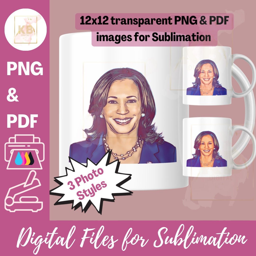Buy Harris Portrait, PNG and PDF Sublimation Clipart Digital Download ...