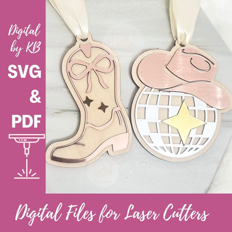 Cowboy Boot Coquettes Svg - Etsy