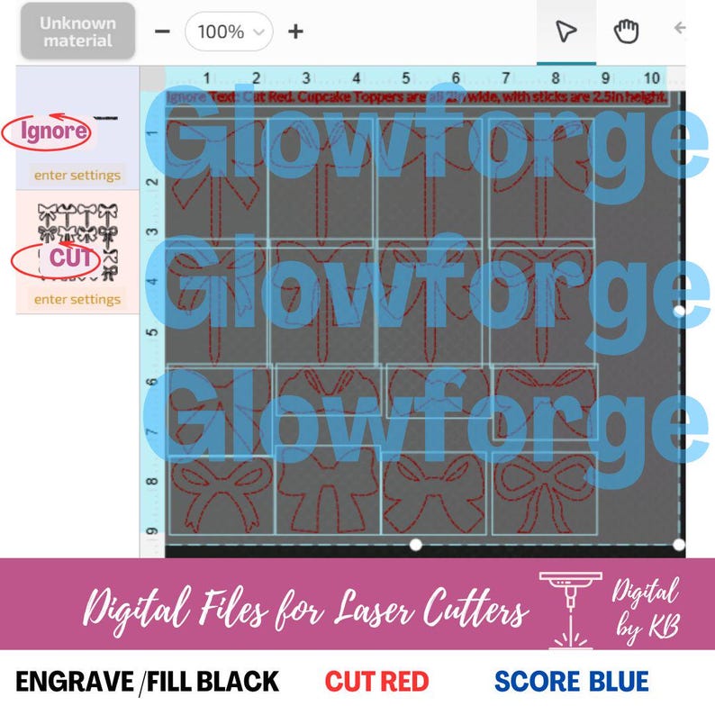 Coquette Bow Cupcake Toppers 8 Bow Simple Single Layer Cut Bowtie Loopy ...