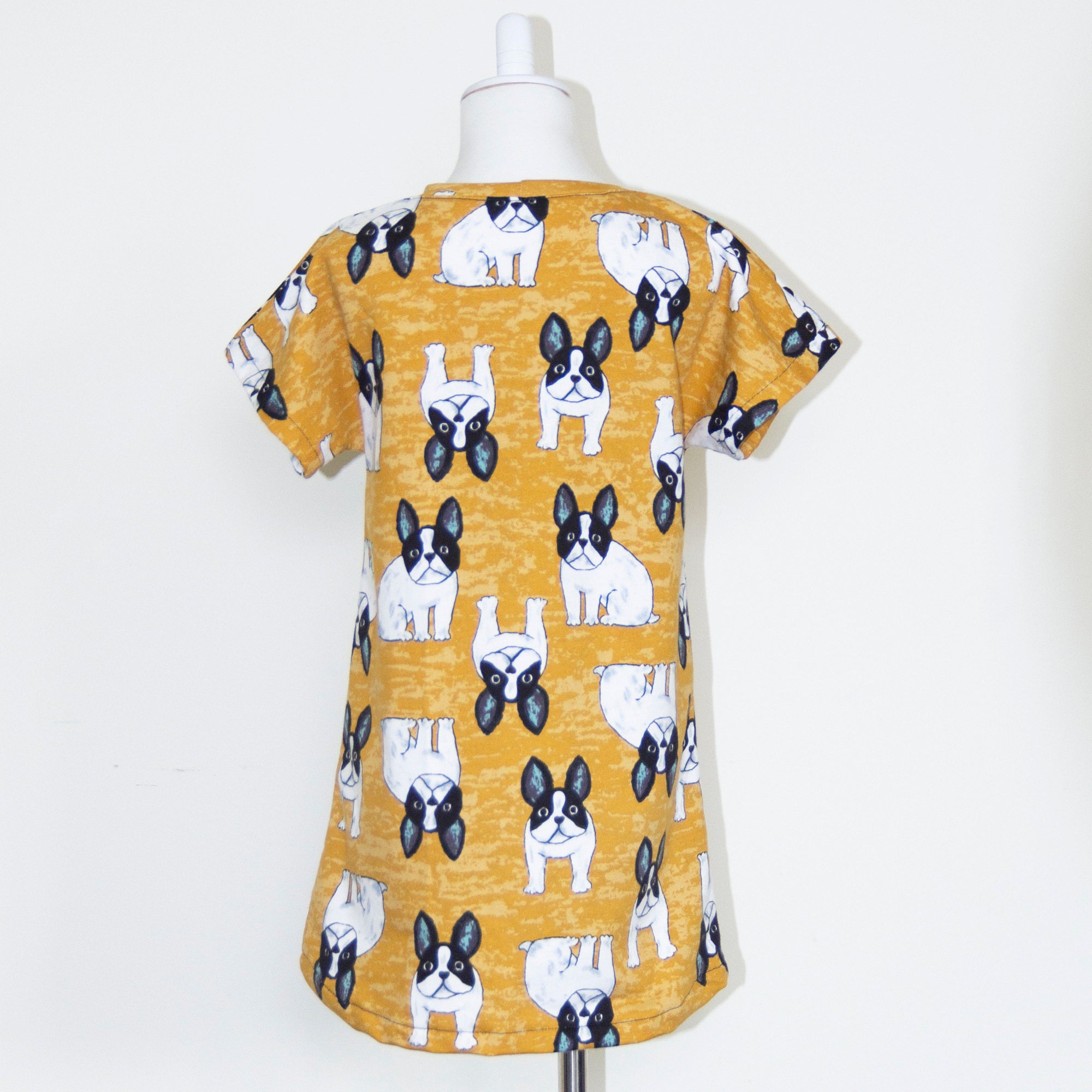 T-shirt Dress PDF Sewing Pattern, Girls Size 1 Year to 6 Years, Knit ...