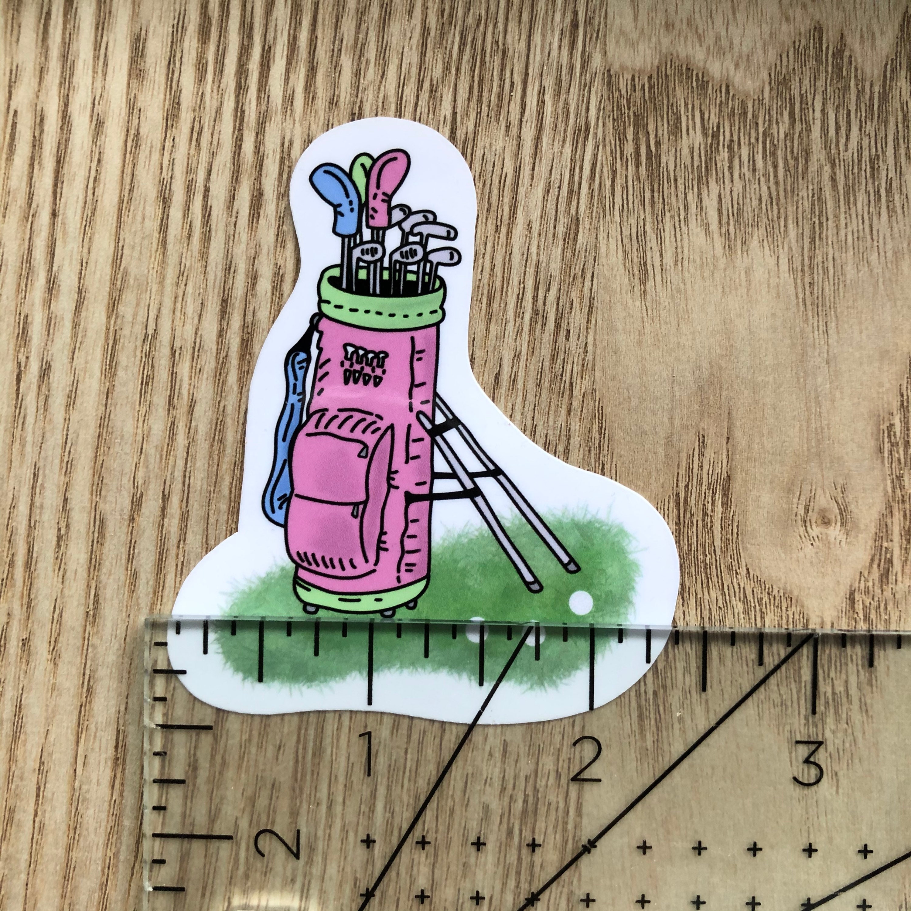 Golf Bag Sticker - Etsy