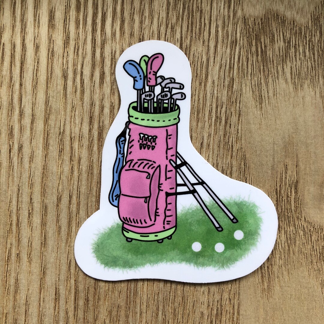 Golf Bag Sticker - Etsy