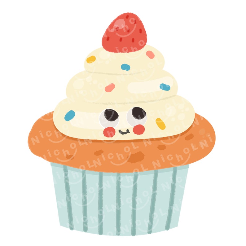 Cute Kawaii Printable Bakery Clipart / Commercial Use/ PNG - Etsy