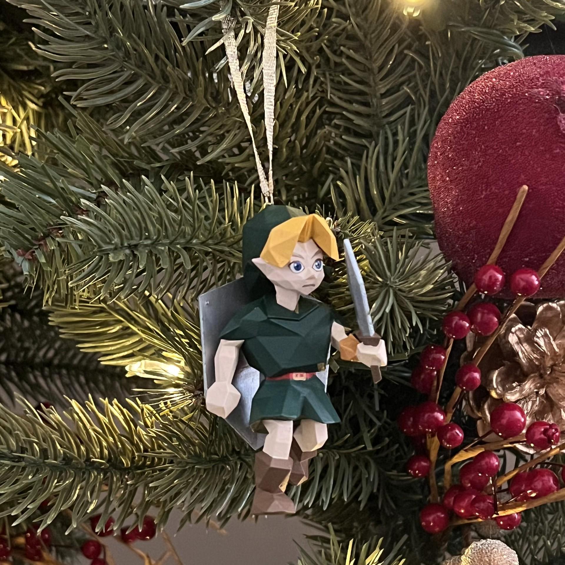 Legend of Zelda Young Link Christmas Ornament - Etsy