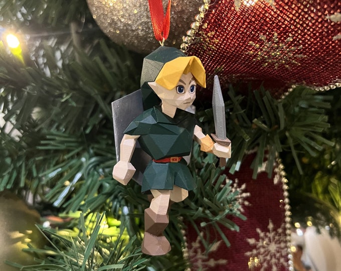Legend of Zelda Young Link Christmas Ornament - Etsy