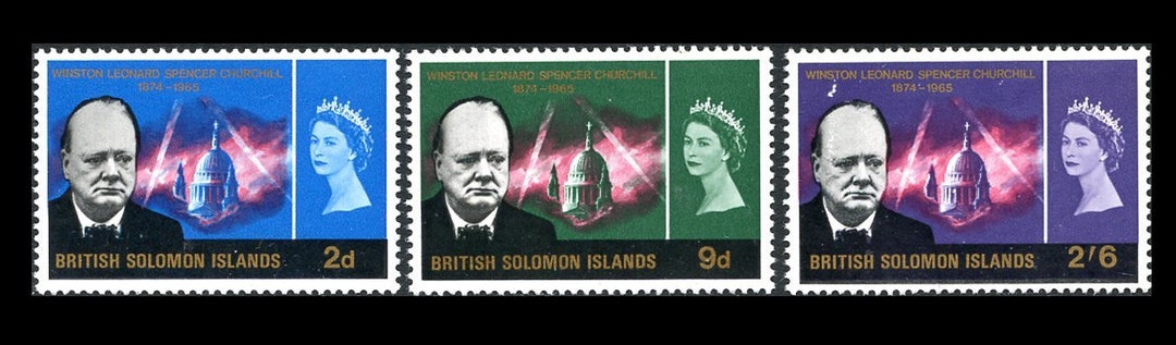 Solomon Islands 1966 Winston Churchill Selection - Mint Never Hinged ...
