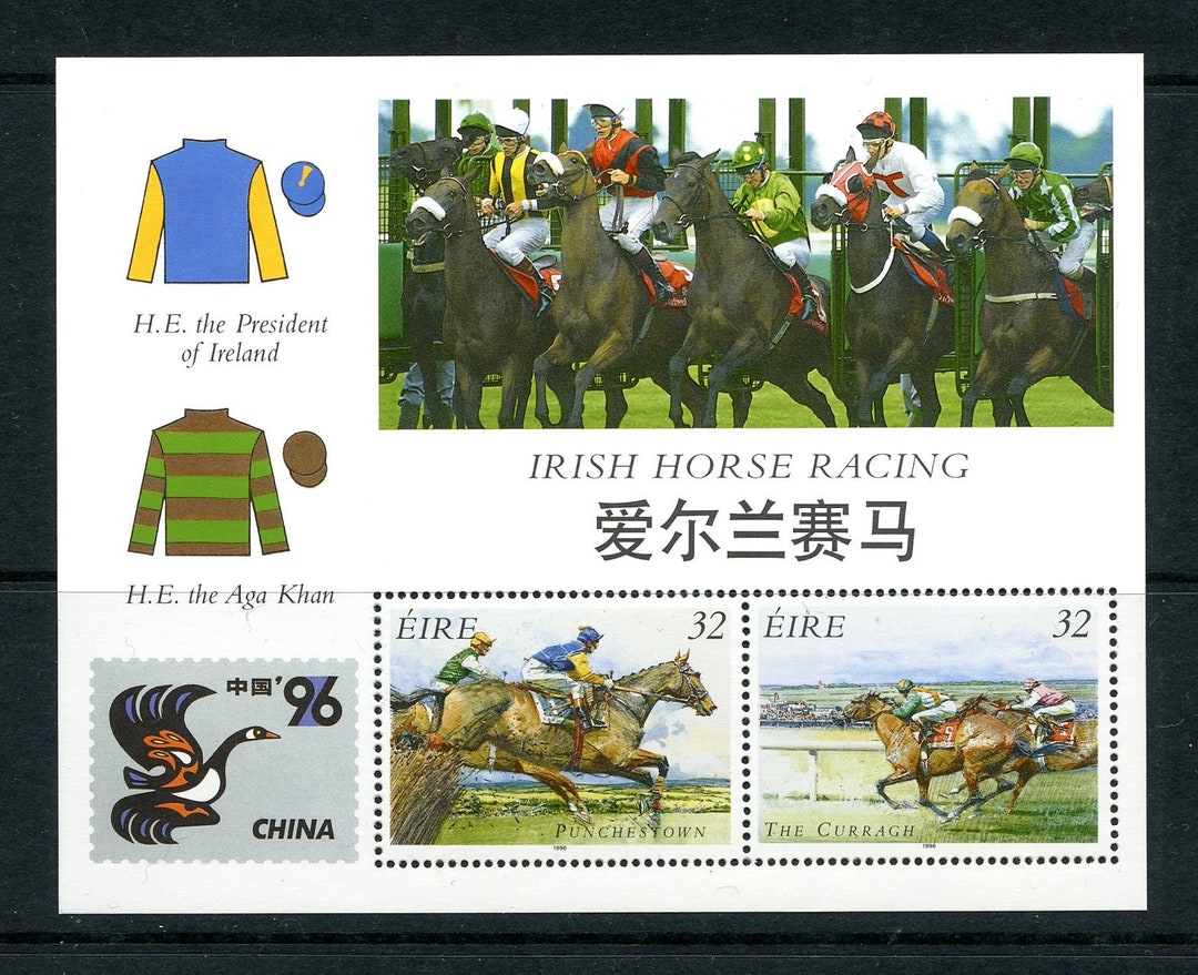 Ireland 1996 - Scott MS 1003c Irish Horse Racing Miniature Sheet ...