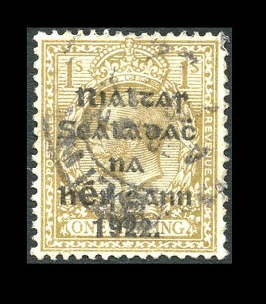 1922 Ireland Stamp – Scott #35, Thom 5 Line Overprint - Etsy