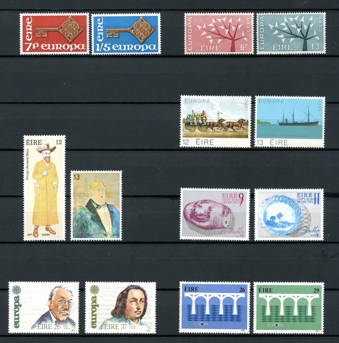 Special Offer - Ireland : 7 X Complete CEPT Europa Stamp Sets ...