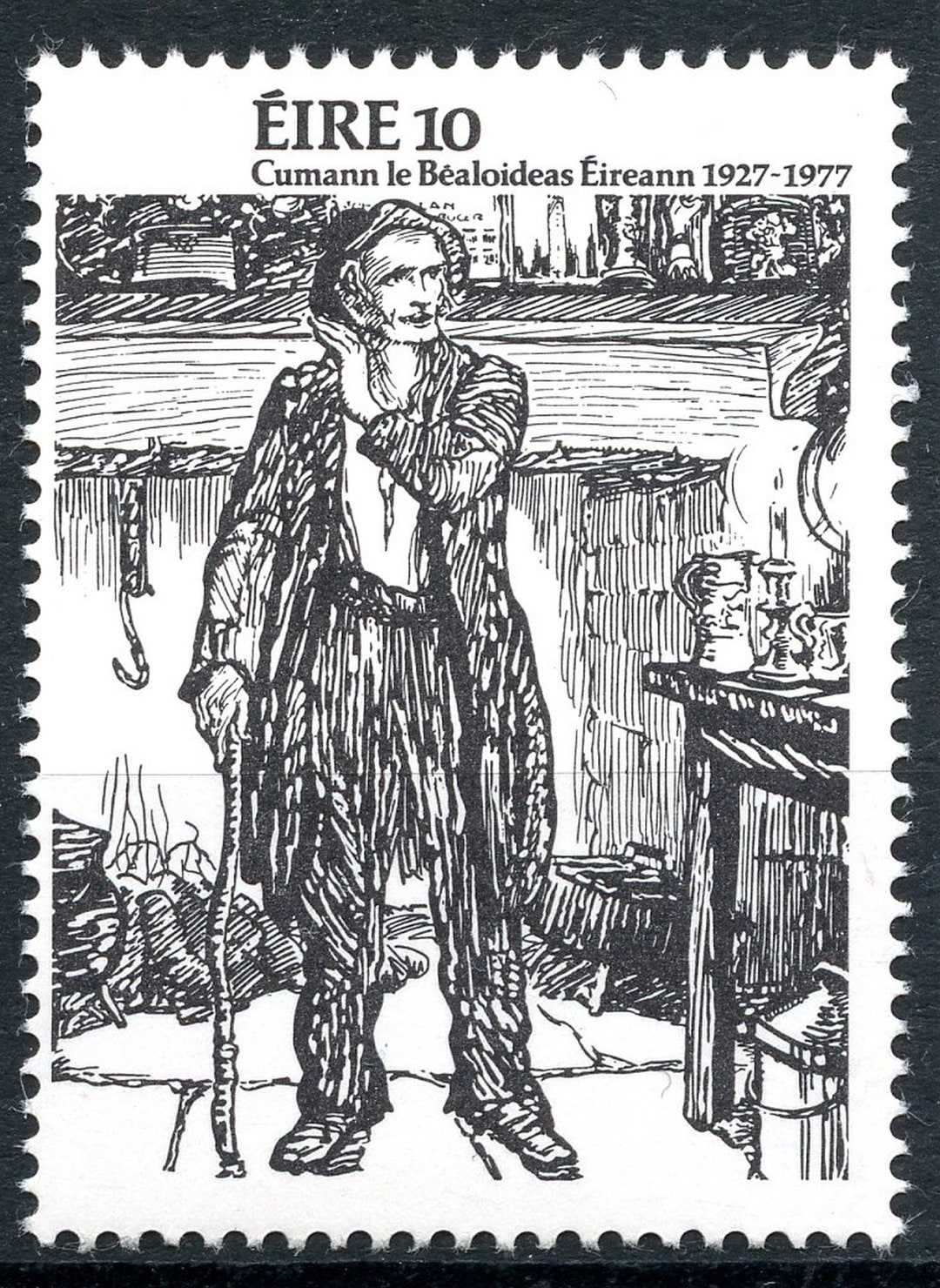 Ireland 1977 Scott 418 Golden Jubilee of the Folklore Society of ...