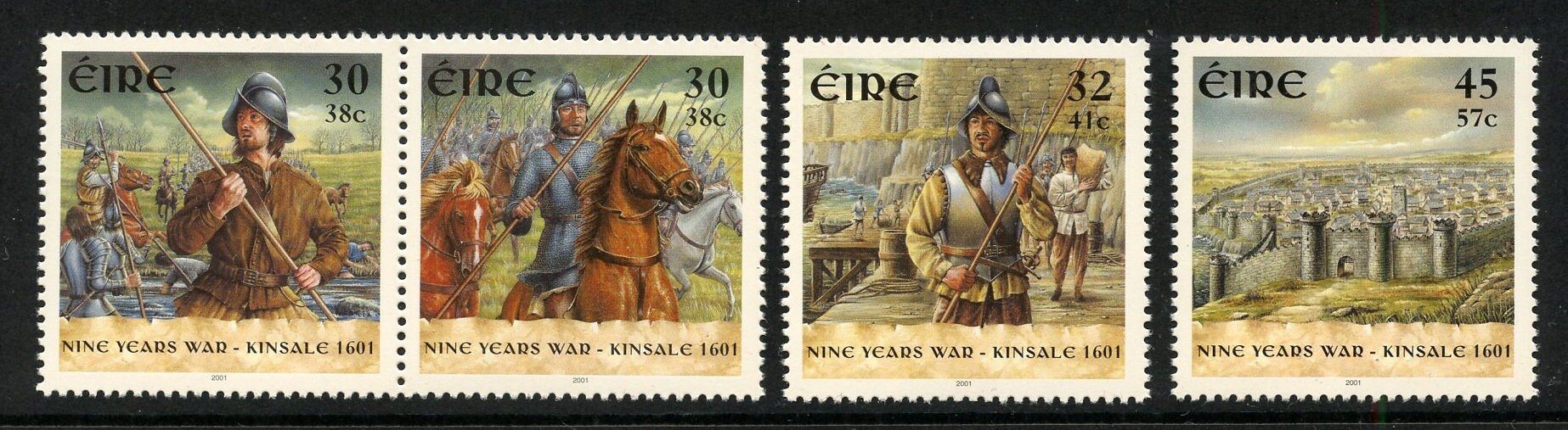 Collectibles Ref 710FU-2 Fine Used Condition 10 Values Ireland 1990 ...
