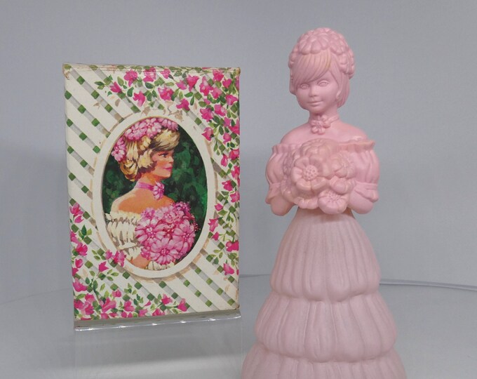 Vintage Avon Perfume Bottle – Pink Garden Girl – Sweet Honesty Cologne ...