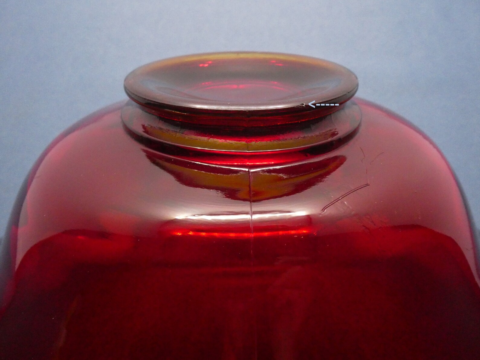 Vintage Fenton Ruby Red 8-point Footed Glass Bowl 1930s | Etsy